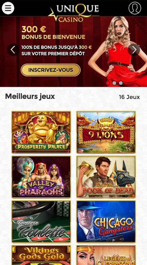 Unique Casino Mobile Application FR - comment télécharger et installer ...